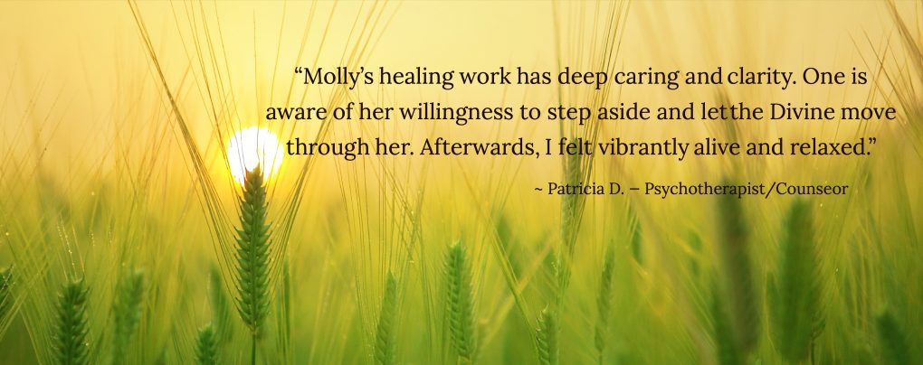 Energy Healing Testimonials - Reviews of Molly Larkin